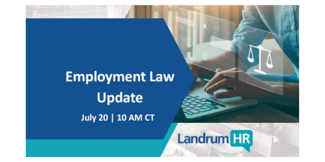 Employment Law Update OnDemand | Landrum HR Solutions